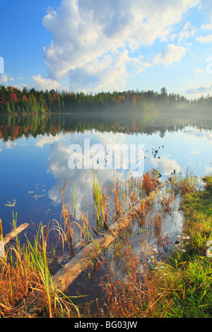Quiver Pond, Mountain Lodge, Adirondacks, New York Stock Photo - Alamy