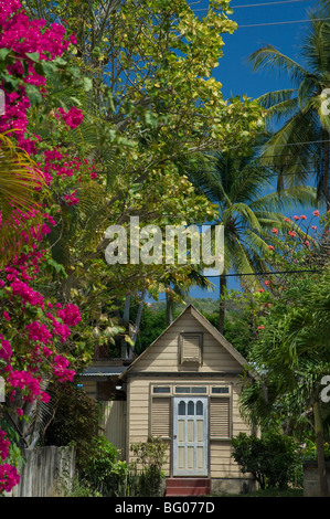 Traditional Chattel House in Barbados with pastel colors, Barbados ...