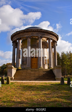 The Rotunda temple in the parkland of Wentworth Castle Gardens ...
