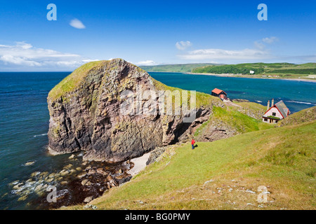 Dunaverty Castle at Southend, Kintyre Stock Photo - Alamy