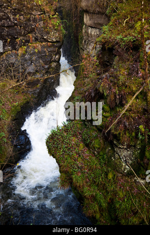 The Deil's Cauldron Waterfall, Comrie, Perthshire, Scotland, UK Stock ...