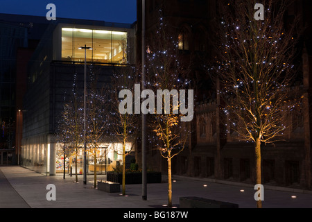 The John Dalton library Manchester, England and modern RBS bank ...