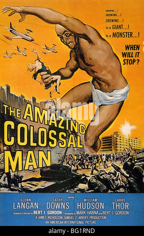 THE AMAZING COLOSSAL MAN (1957) POSTER GLENN LANGAN, BERT I GORDON (DIR ...