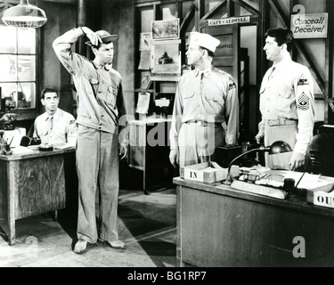 AT WAR WITH THE ARMY 1951 Paramount film with Dean Martin (at left ...