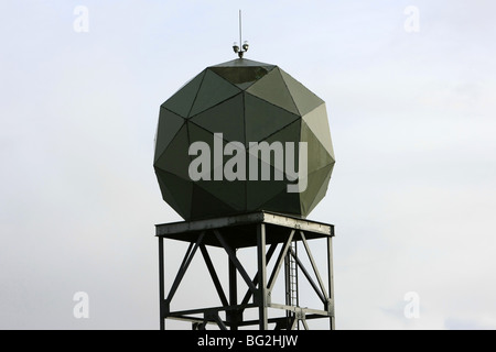 Doppler Radar ball on top of a metal platform Stock Photo - Alamy