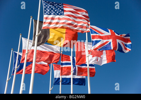 Flags of the nations that took part in D-Day, D-Day Landing Museum ...