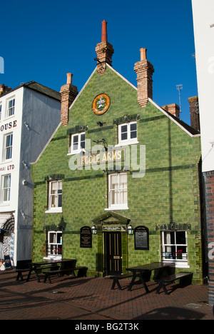 Poole Arms public house, Poole, Dorset, an historic building covered in ...