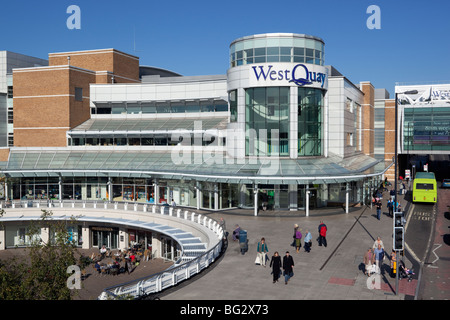 Exterior of West Quay shopping centre in Southampton Hampshire England ...
