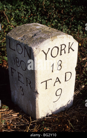 Old Fashioned road sign giving directions in the English Lake District ...