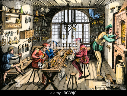 Goldsmith 16th Century Stock Photo - Alamy