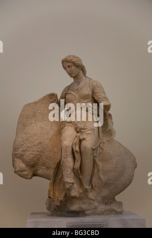 Athens. Greece. Statue of a Nereid or Aura on horseback, ancient Greek ...
