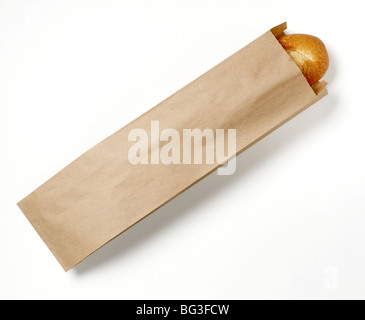 A view of bread isolated in white background Stock Photo - Alamy