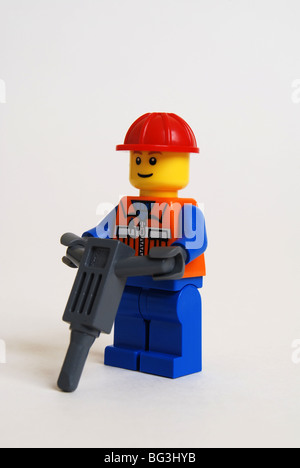 lego construction worker Stock Photo - Alamy