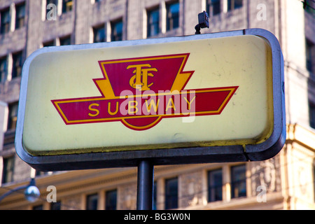 TTC Subway sign in Toronto, Canada Stock Photo - Alamy