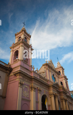 Salta Cathedral at dusk, Salta province, Argentina Stock Photo - Alamy
