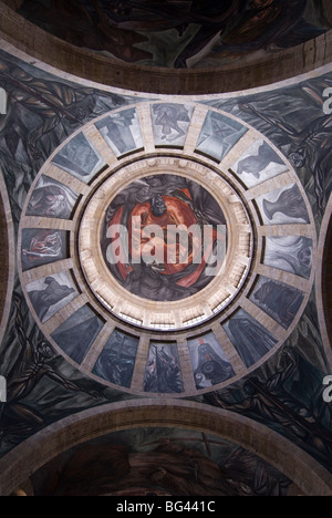 Man of Fire or El Hombre de Fuego mural by Jose Clemente Orozco ...
