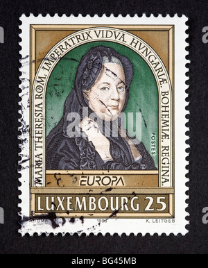 Luxembourg postage stamp Stock Photo - Alamy
