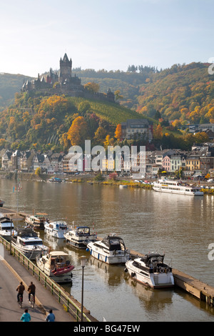 GERMANY Rhineland Palatinate Cochem Wine shop with Riesling German wine ...
