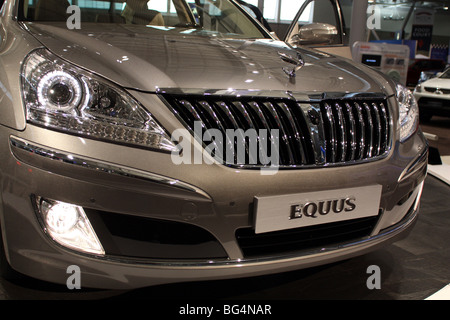 Hyundai Equus Centennial at the 2009 2010 New England Auto Show Stock ...