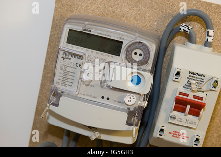 Modern consumer unit for domestic electricity supply to a house Stock ...