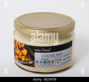 Jar of goose fat Stock Photo - Alamy