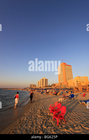 Tel Aviv Beach Stock Photo - Alamy