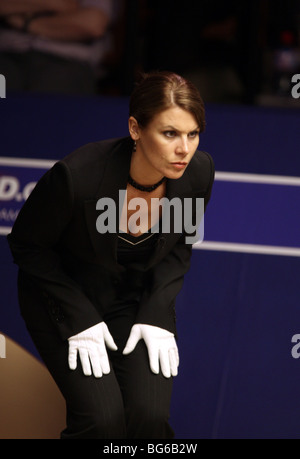 MICHAELA TABB WORLD SNOOKER CHAMPIONSHIP THE CRUCIBLE SHEFFIELD ENGLAND ...