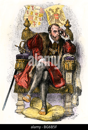 CHARLES V OF SPAIN, Holy Roman Emperor (1500-1558) painted by Titian in ...