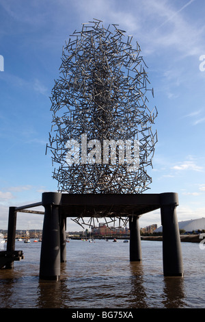 Sculpture at the O2 Arena London Stock Photo - Alamy