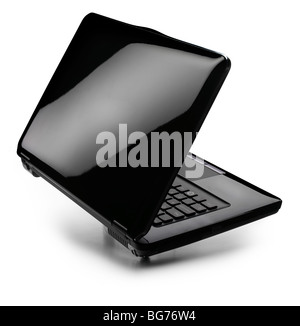 Black PC monitor white background with soft shadow (Clipping path Stock ...