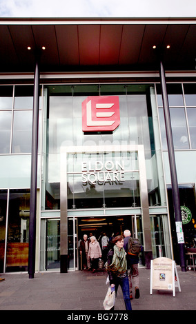 Entrance to Eldon square shopping centre, Newcastle, north east England ...