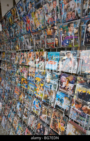 Counterfeit DVDs for sale in Thailand Stock Photo - Alamy