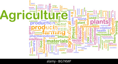 Agriculture word cloud Stock Photo - Alamy