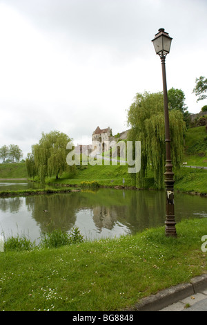 Town walls in Falaise Normandy, France Stock Photo - Alamy