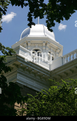 Silver dome of the Nevada state capitol building or statehouse in ...
