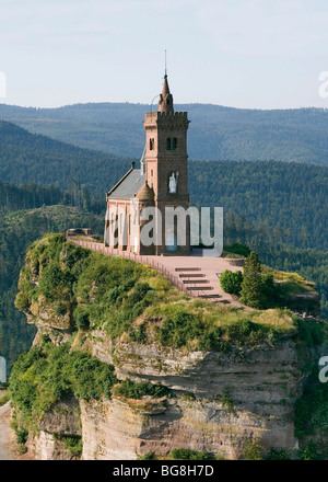 Aerial of Dabo rock Moselle Lorraine France Stock Photo - Alamy