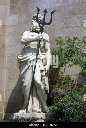Ancient Neptune Statue Roman God Sculpture Capitoline Museum, Rome ...