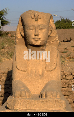 Ancient Egyptian Statue of a Sphinx located at Pompeys Pillar park in ...