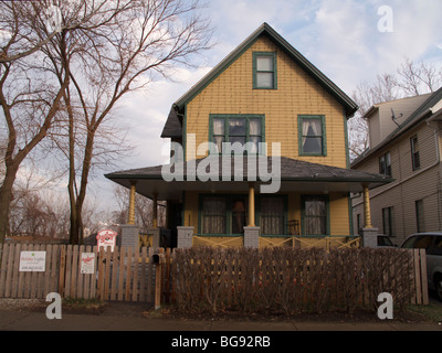 The house from the movie, "A Christmas Story." Cleveland, Ohio Stock ...
