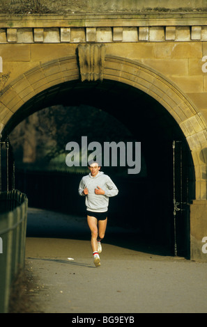 Man, Bridge, Jogging Stock Photo - Alamy