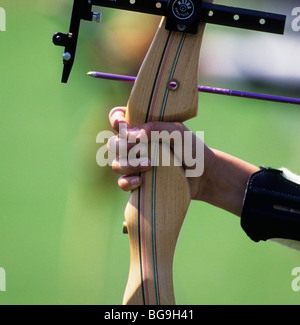Close up of an archers bow Stock Photo - Alamy