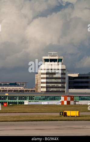 Manchester Airport air traffic control tower from a livery painting ...