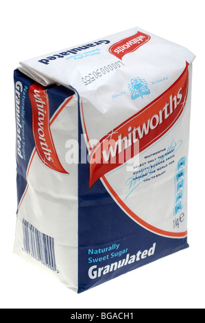 Sugar, Bag of white granulated sugar Stock Photo - Alamy