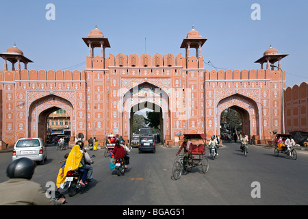 Sanganeri Gate. Jaipur. Rajasthan. India Stock Photo - Alamy