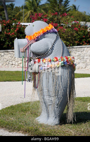 Florida Manatee as mailbox Stock Photo - Alamy
