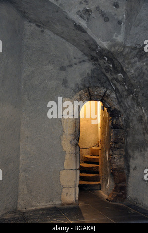 Vianden Castle interior, Luxembourg Stock Photo - Alamy