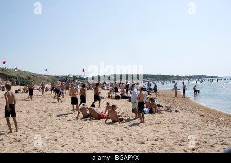 halmstad tylosand beach beaches sweden swedish baltic sea sunbathing ...