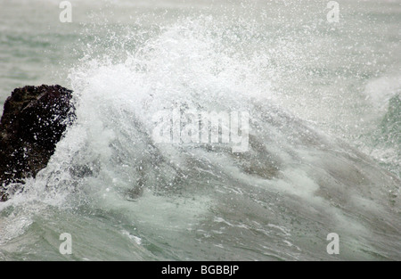 Royalty free photograph of gale force storm with stormy sea Stock Photo ...
