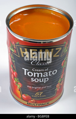 tin can of Heinz Tomato Soup Stock Photo - Alamy