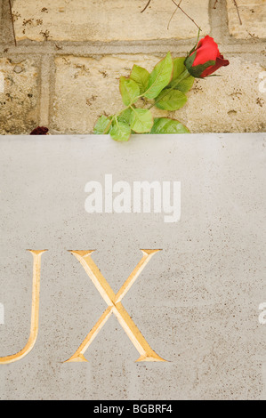 The Mur de Fédérés (Communards' Wall) is pictured on Pere Lachaise, the ...